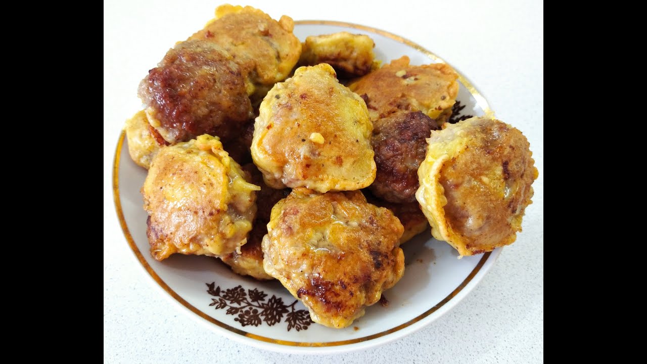 Мясные котлеты в чесночном кляре