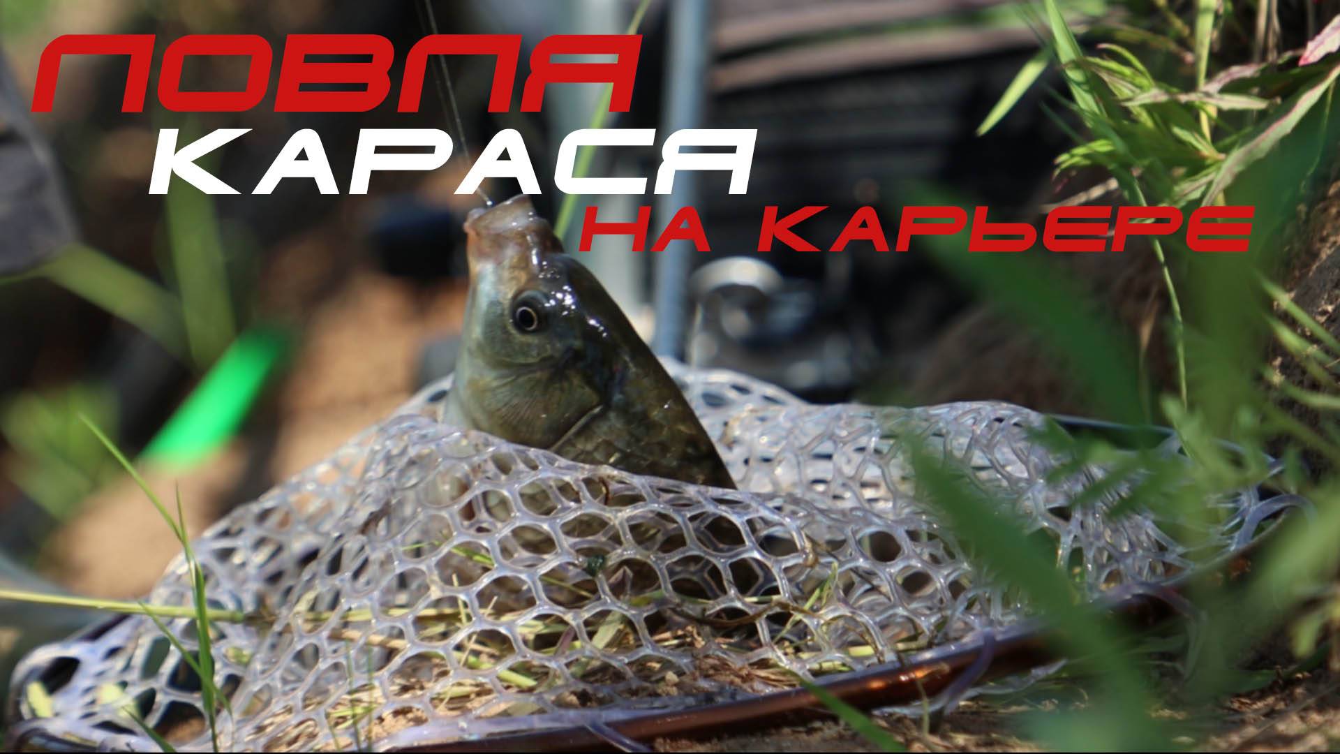 Рыбалка на секретном карьере. Карась