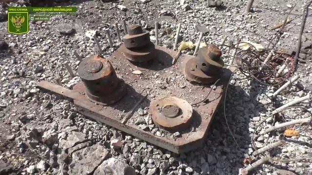 Укро-националисты при отступлении из Лисичанска уничтожили  главную телевышку города. июль 2022г.