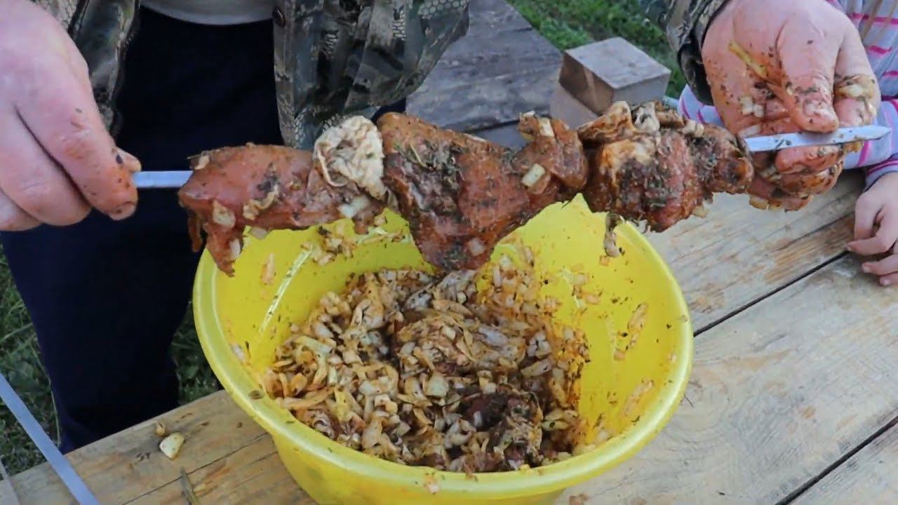 Шашлык на травах  из Курицы  Вкус зачетный