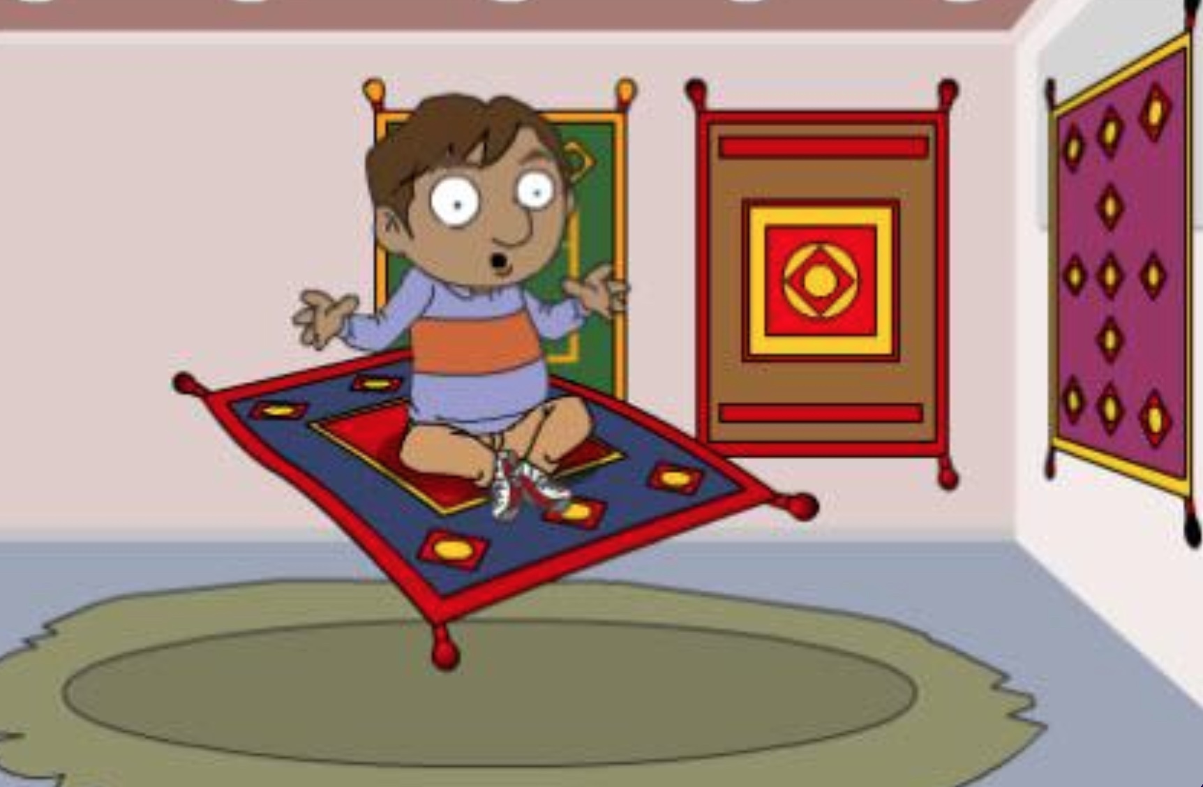 Ali and the magic carpet | Истории на английском | Английский детям | Учить английский