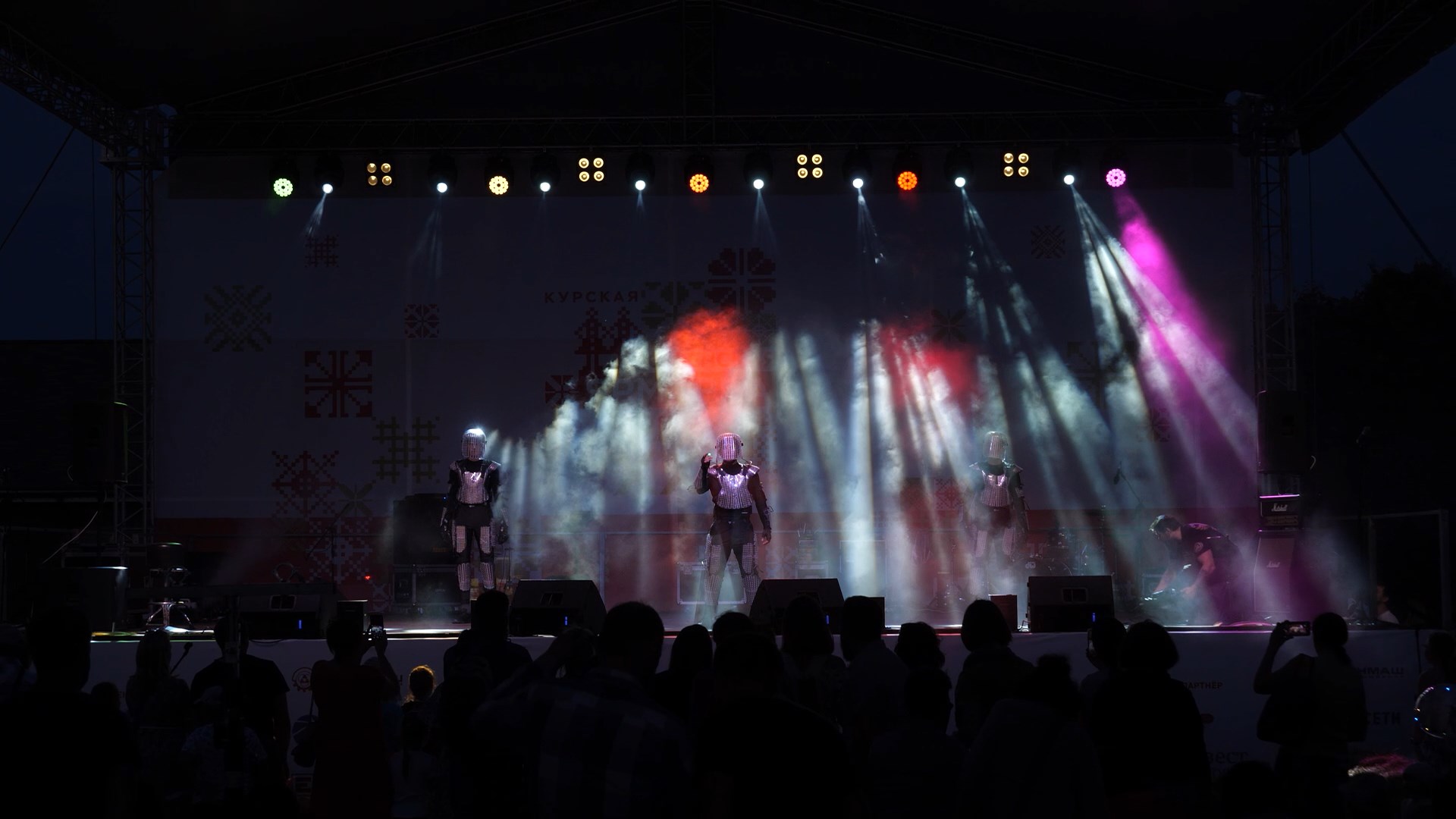 Курская Коренская ярмарка 2021. Световое шоу «Яркие краски ярмарки»