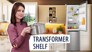Что такое TRANSFORMER SHELF? Как сэкономить место в холодильнике? Обзор новинки 2022 года.