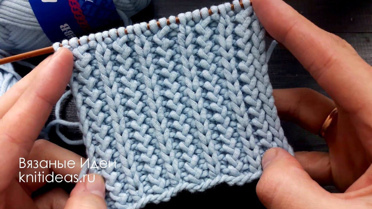 КРАСИВАЯ РЕЗИНКА СПИЦАМИ!