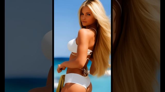 Beautiful girls, blondes, art.