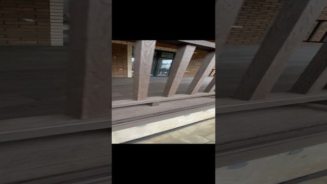 Монтаж террасной доски  и ступенек ДПК Деклайн. Монтаж завершен.