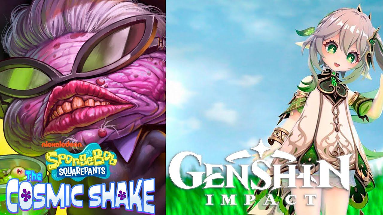 SpongeBob SquarePants: The Cosmic Shake ► СТРИМ #6 + Genshin Impact