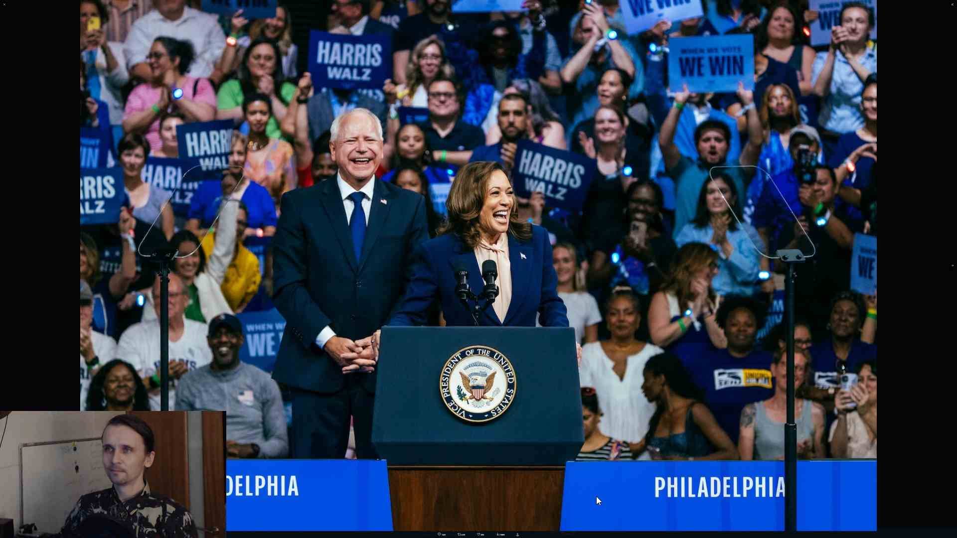 Тим Волтс. Вице-президент для Камалы Харрис