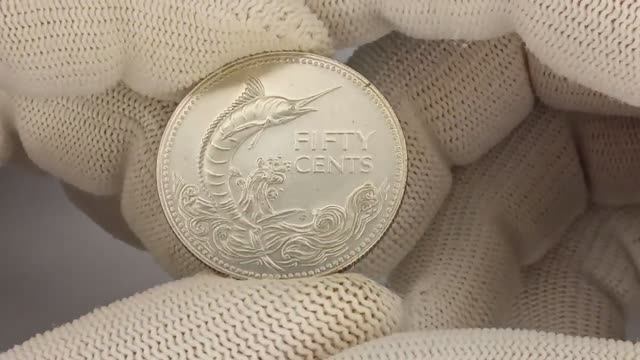 Багамы 50 центов, 1974 года.