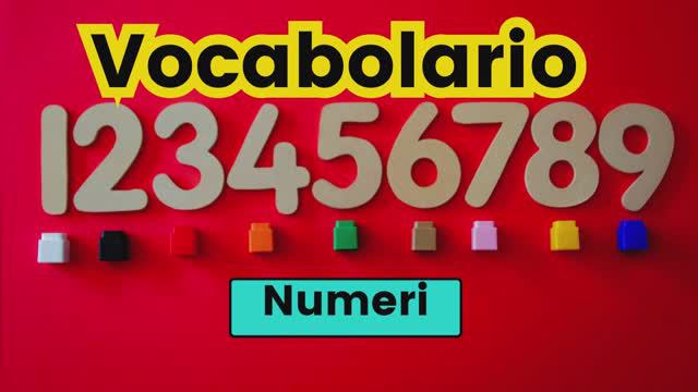 Learn Italian vocabulary. Numbers