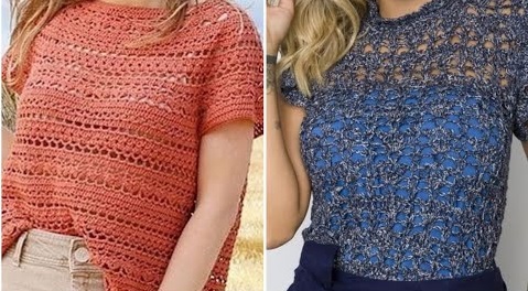 Ажурные, красивые модели крючком со схемами и описанием