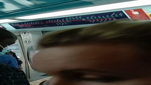 #shorts DUBAI 2021.Вагон в метро Дубая.A car in the Dubai metro.