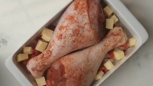 Запечённые бедра индейки #КУХНЯ #ГОТОВИМВКУСНО