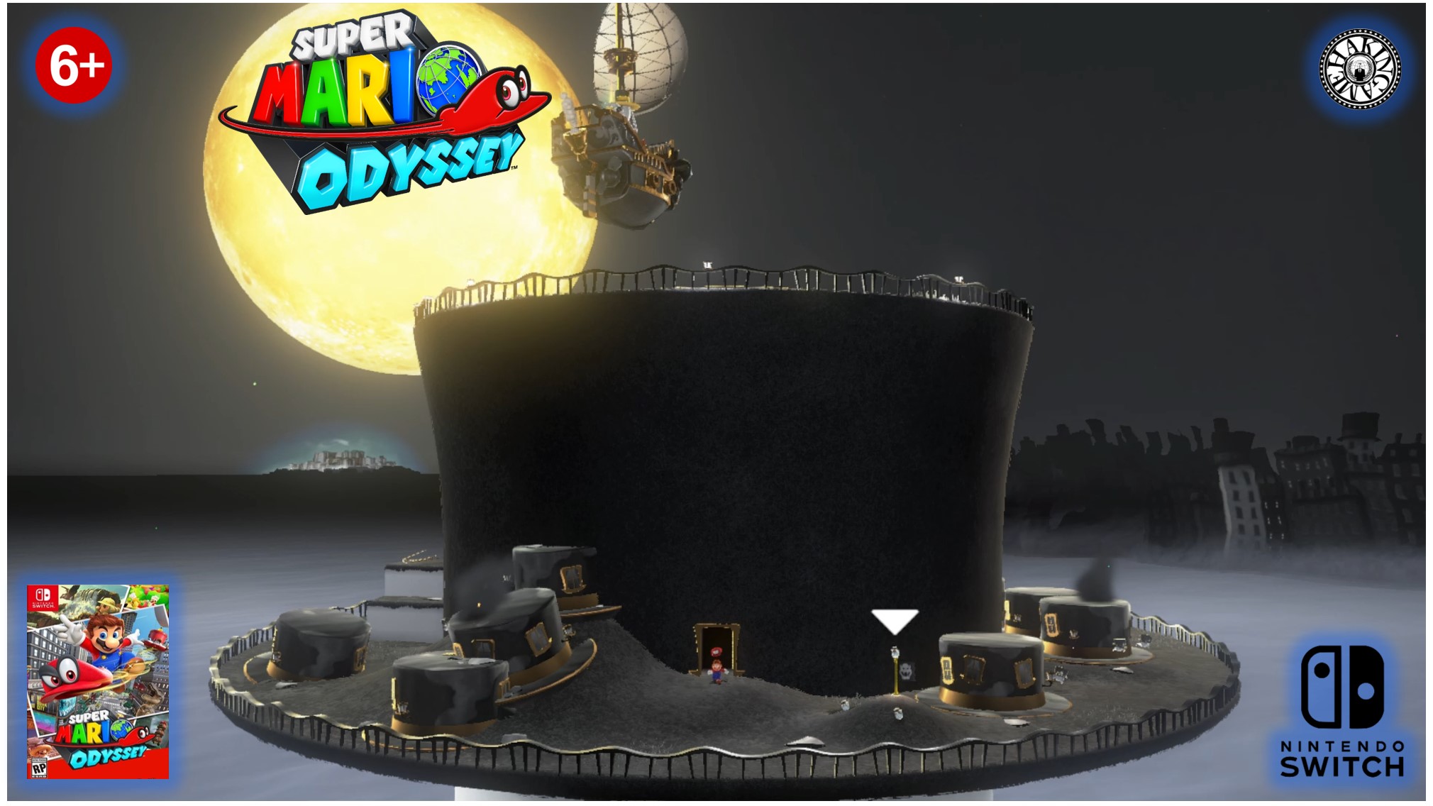 В шляпной башне. Super Mario Odyssey 2017 RUS (Switch)