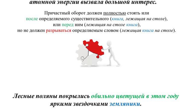 Ошибки в предложениях с причастными оборотами