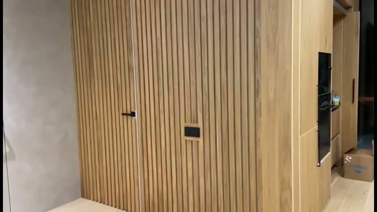 Рейки на стену в шпоне дуба