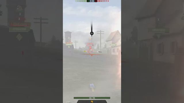 FV205b Alligator - Общий тест танка и обзор по ссылке #tanksblitz|#wotblitz|#shorts