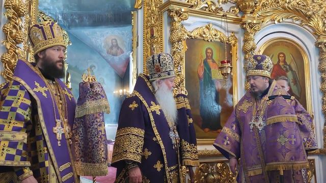 Поздравление Владыки Тихона в Орле. Богоявленский храм. 14.4.2024.