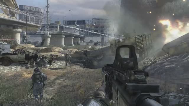 Call of duty Modern Warfare 2 (Прохождение - Часть 1 _Командный игрок_)