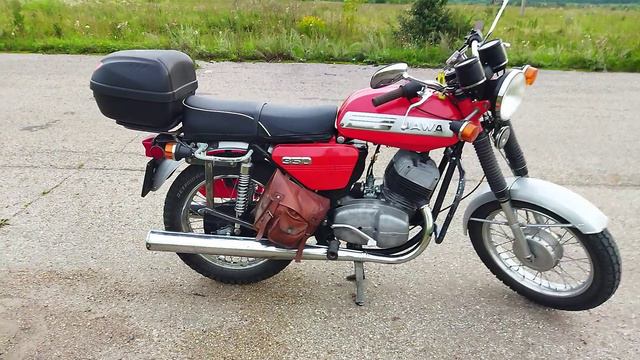 Багажник для Явы #4 :: канистра и первый опыт