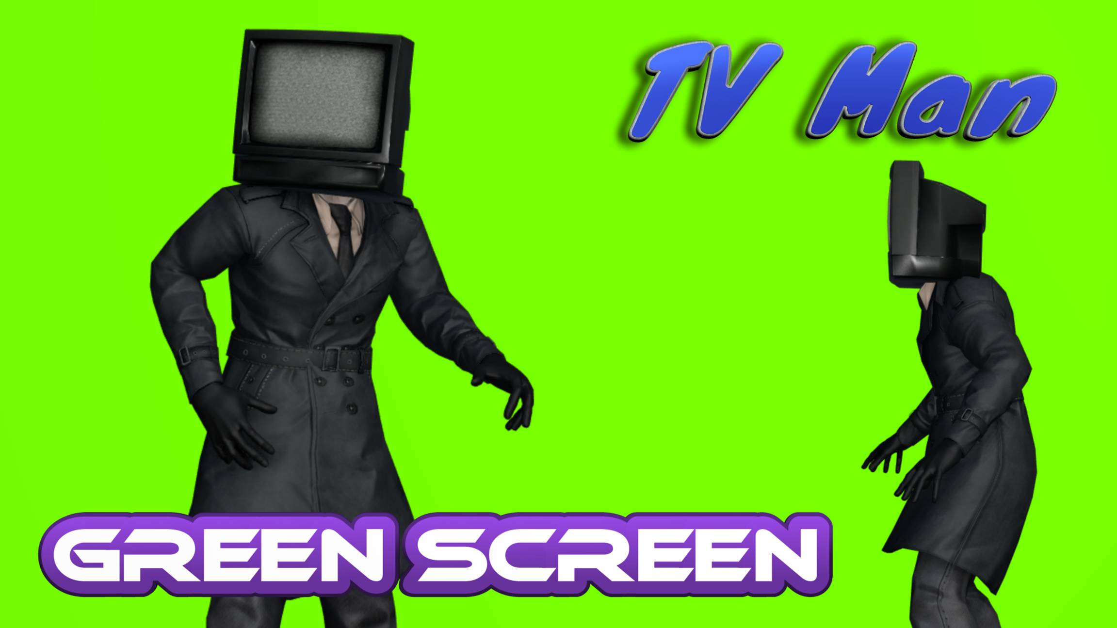 Green Screen - TV Man (Персонаж с телевизором вместо головы)
