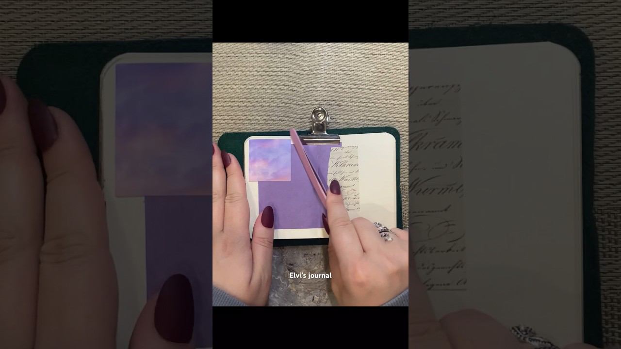 Magic  ✨#asmr #scrapbooking #minijournal #trending #decorating #journaling #magic