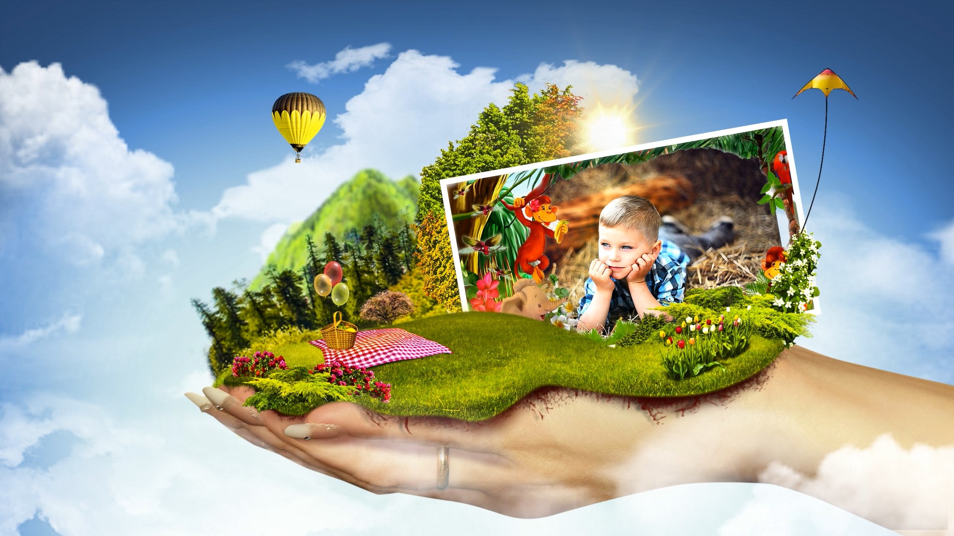 "Мир в твоих руках" Бесплатный проект ProShow Producer