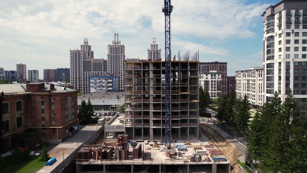 ЖК "Оскар" в Новосибирске - Ход строительства Июнь 2024