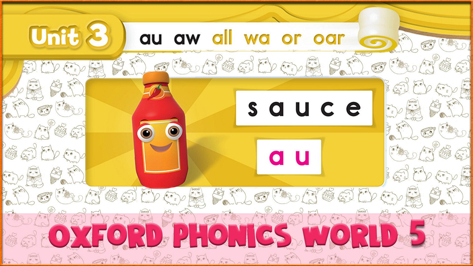 | au | Oxford Phonics World 5 - Letter Combinations. #15