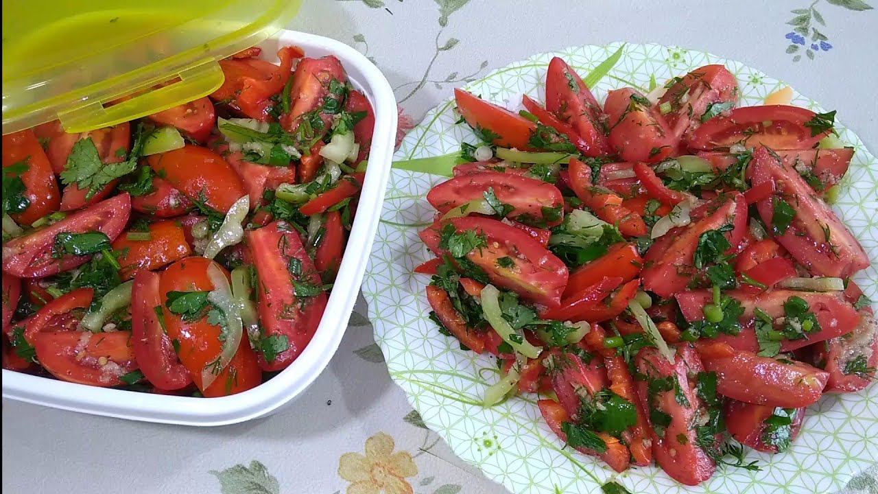 Маринованные помидоры по корейски. Быстро, просто и вкусно.