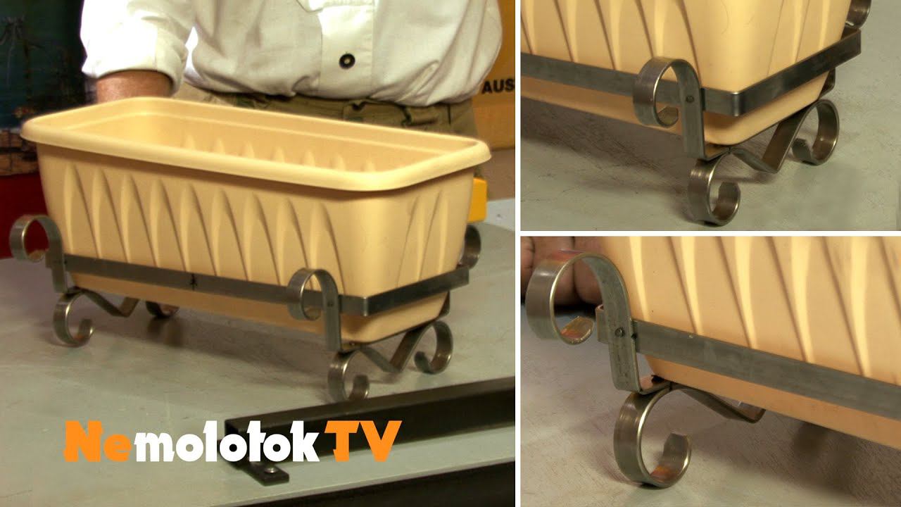 08. Делаем подставку для цветочной корзины с Eisenkraft  (холодная ковка)