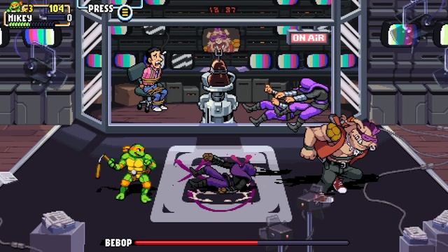 Teenage Mutant Ninja Turtles Shredder's Reveng (первый час игры)