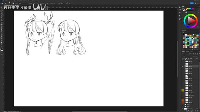 13. Силуэты и композиции для анализа дизайна персонажей