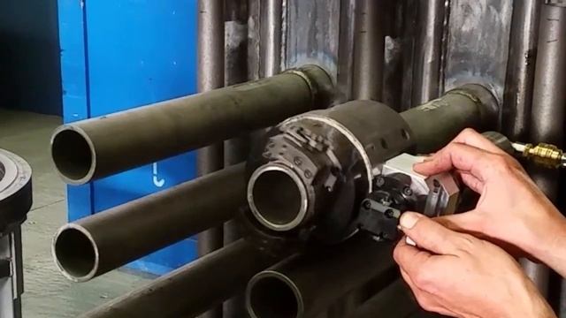 TRAWEMA® GmbH - Мобильный OD-Pipe станок для обрезки и торцевания труб