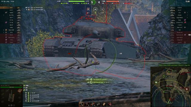 World of Tanks  Emil1 2993 дамага на изи