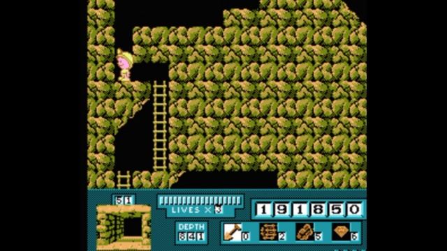 Dendy (Famicom,Nintendo,Nes) 8-bit Digger The Legend of the Lost City Cavern 7 Прохождение