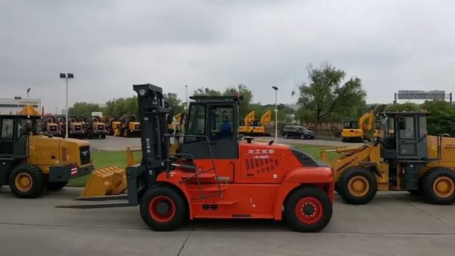 Большегрузный вилочный погрузчик Lonking г/п 16 т для тяжелых работ