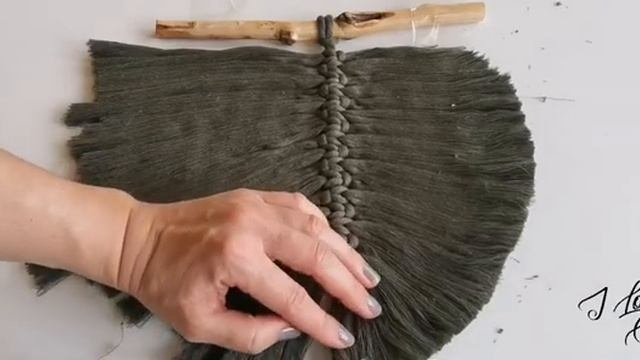 Макраме лист Монстеры, макраме перья, перышко в технике макраме_[360p].mp4