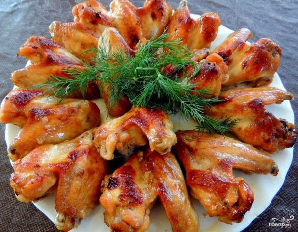 КУРИННЫЕ КРЫЛЬЯ НА МАНГАЛЕ