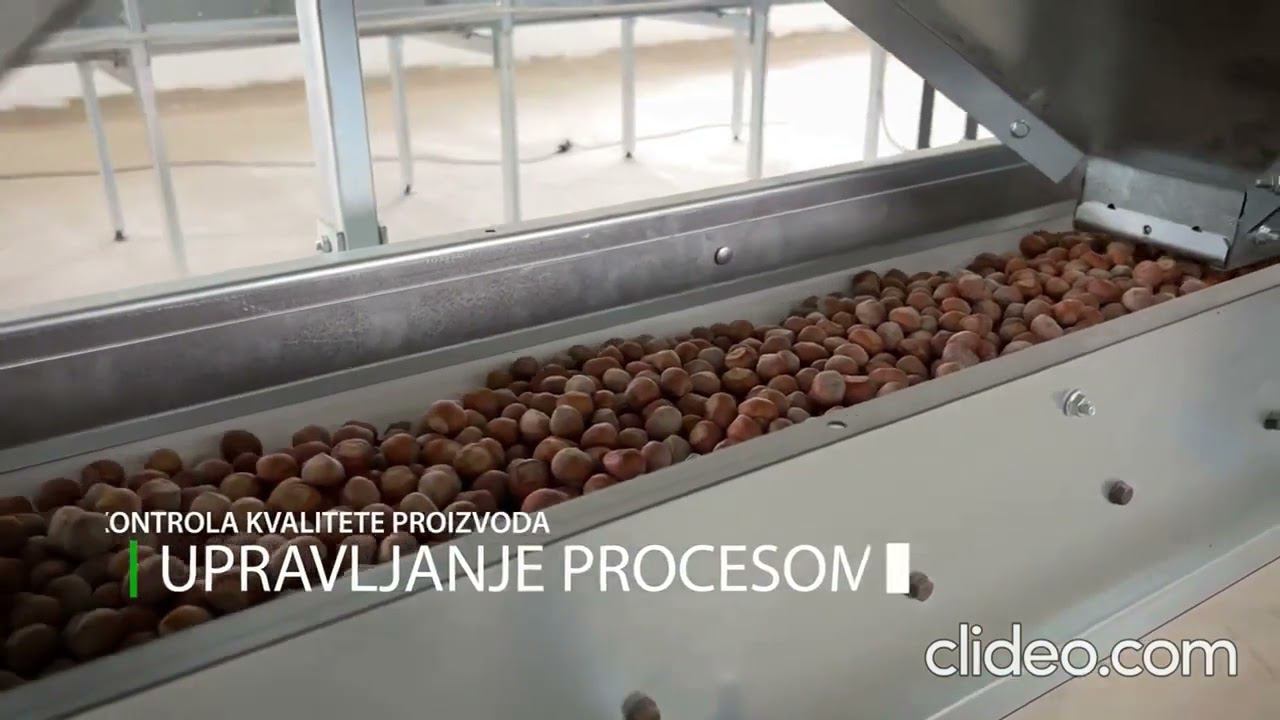 Линия для очистки фундука