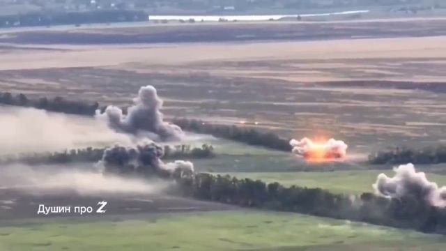 Работает РСЗО «ЧЕБУРАШКА». Артиллерия ОБТФ «Каскад» поражает скрытые позиции противника