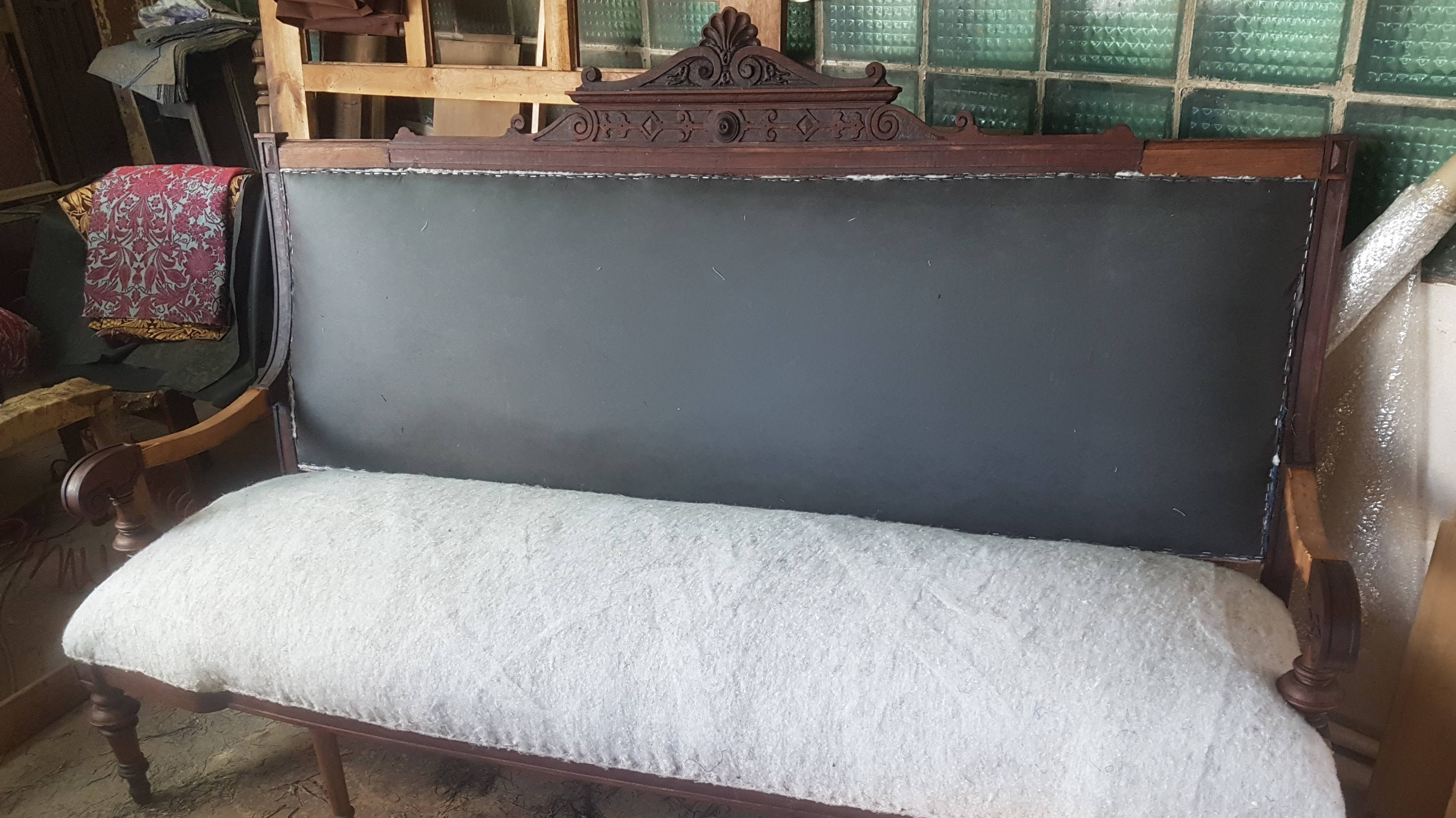Реставрация немецкой софы в стиле Бидемаер. Часть 4.