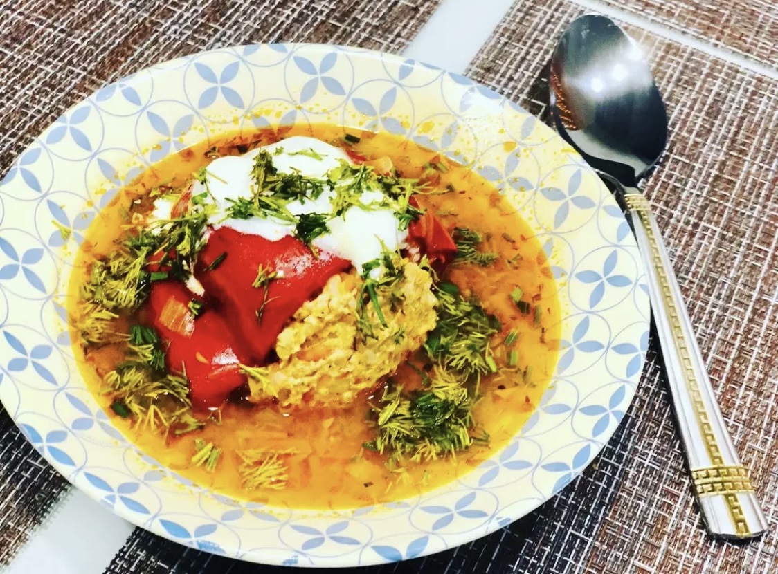 Простой в приготовлении и обалденно вкусный фаршированный перец. Объедение.