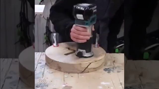 Необычная разборная табуретка