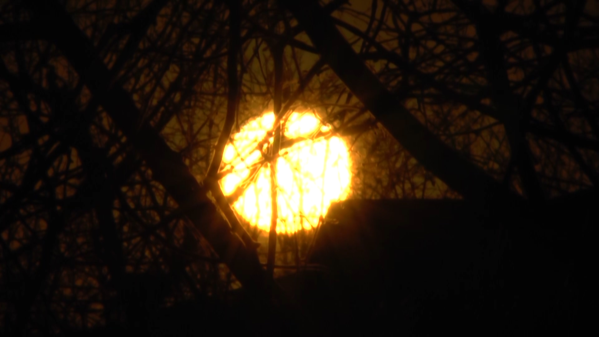 Футаж закат солнца таймлапс. Sunset timelapse footage