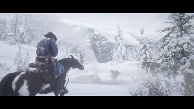 Ковбои, лошади и много снега. Прохождение RDR2 на старом ПК. Часть 1.