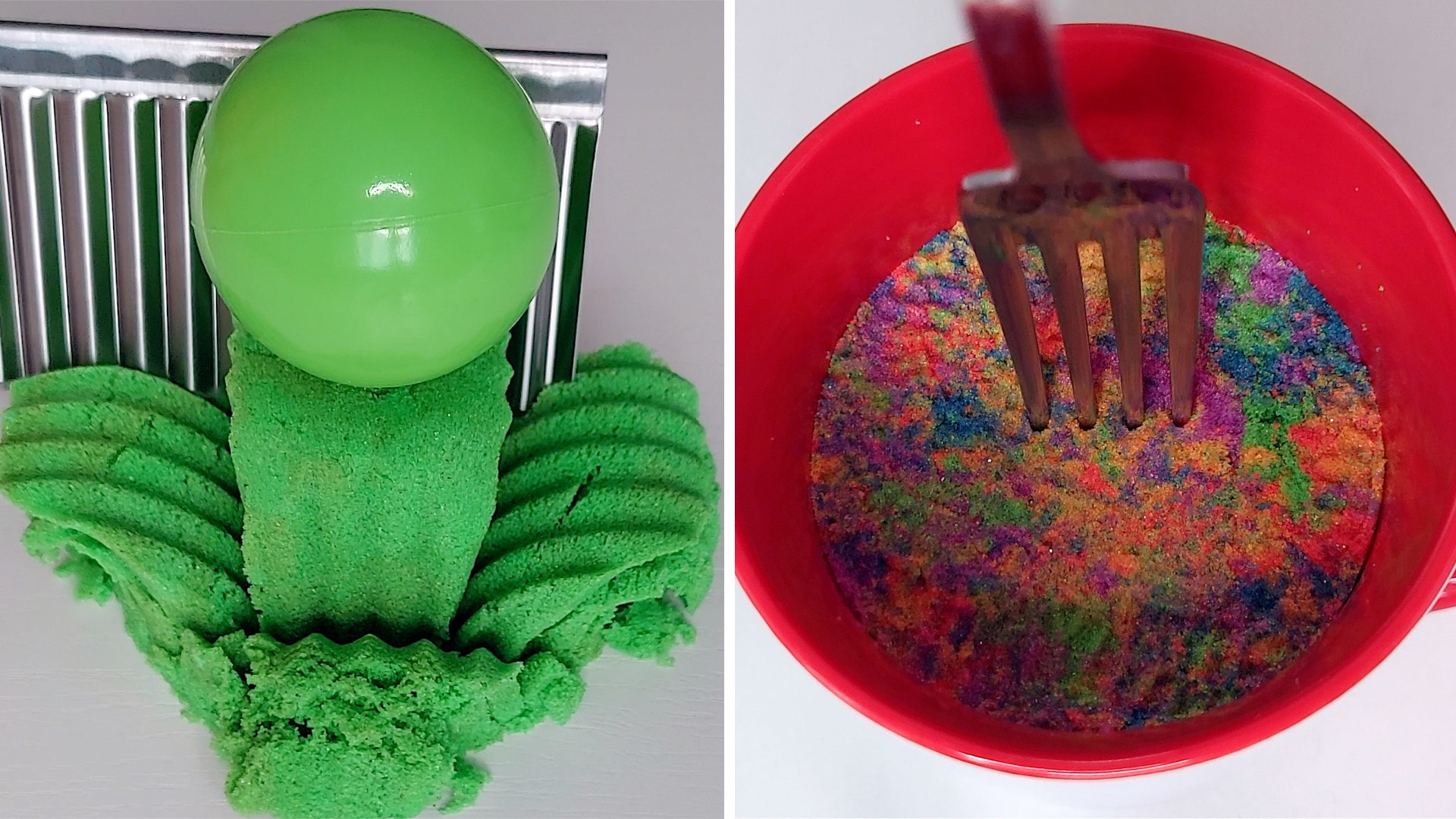 Успокаивающее видео с кинетическим песком / Выпуск 19