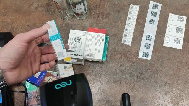 Neo X110 (Нео Икс 110) беспроводной сканер штрих кода с зарядной док станцией (крэдл).