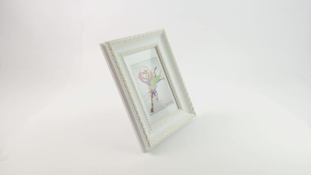 Фоторамка пластиковая со стеклом PLATINUM 8131_1015w ВЕРЧЕЛЛИ-БЕЛЫЙ 10x15.