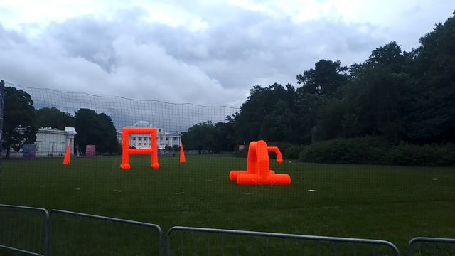 Полёт дронов на Масляном лугу